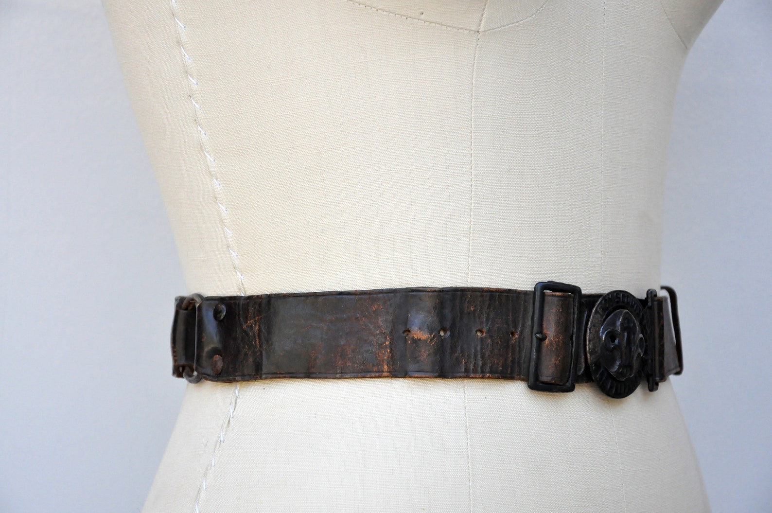 Vintage 30s 40s Boy Scouts Leather Belt BSA Leather Belt | Etsy