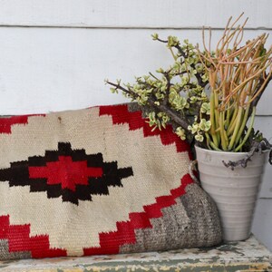 WOOL Rug NAVAJO Southwestern Handwoven Native American Geometric ...