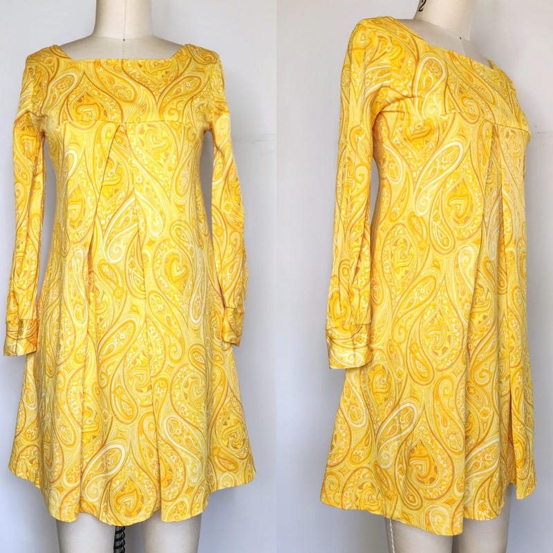 60s Mod Mini Dress - Etsy