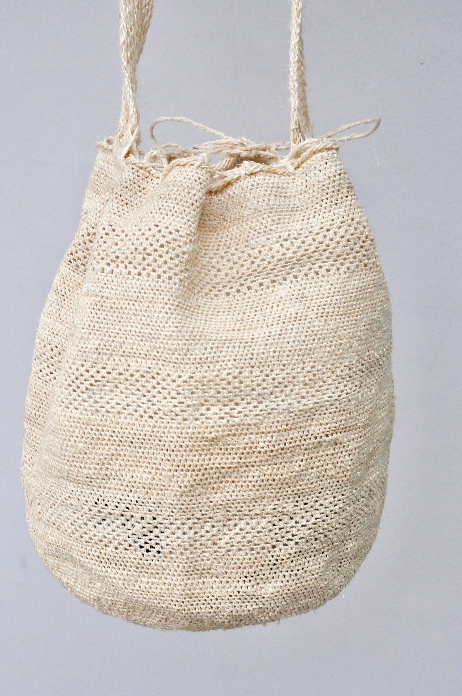 Yute Bucket Bag LARGE Crochet Straw Sisal Jute Market Bag | Etsy