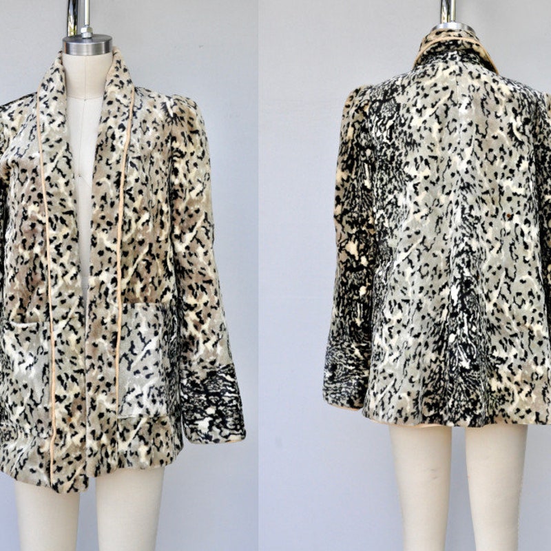 Fur Jacket Spotted - Etsy