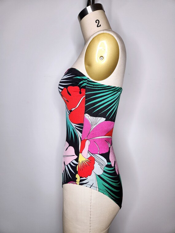 Vintage One Piece Hawaiian Swimsuit Primizia Made I… Gem