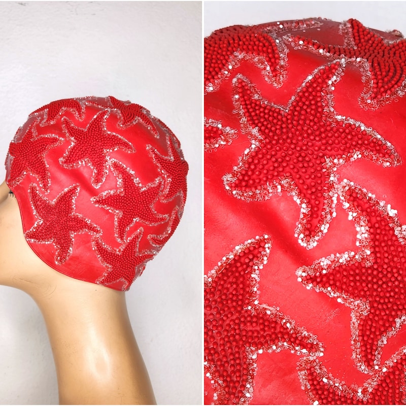 Rubber Bathing Cap - Etsy