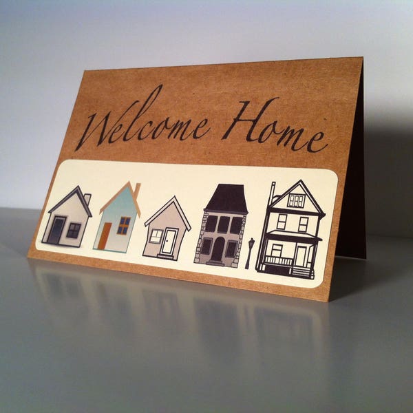 Welcome Home Card - Etsy