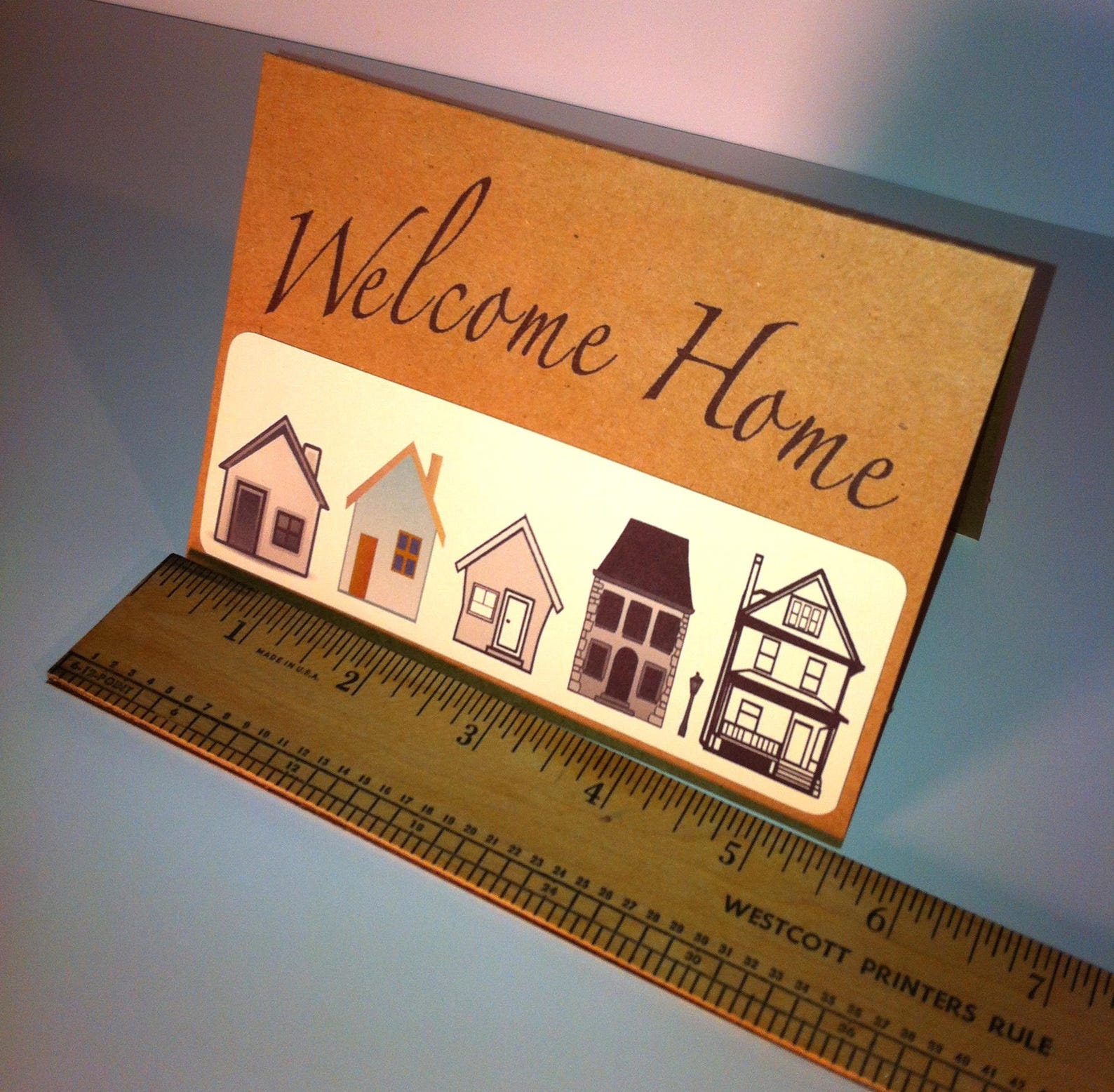 Welcome Home Card, New Home Owner or Friend or Family Member Who Has ...