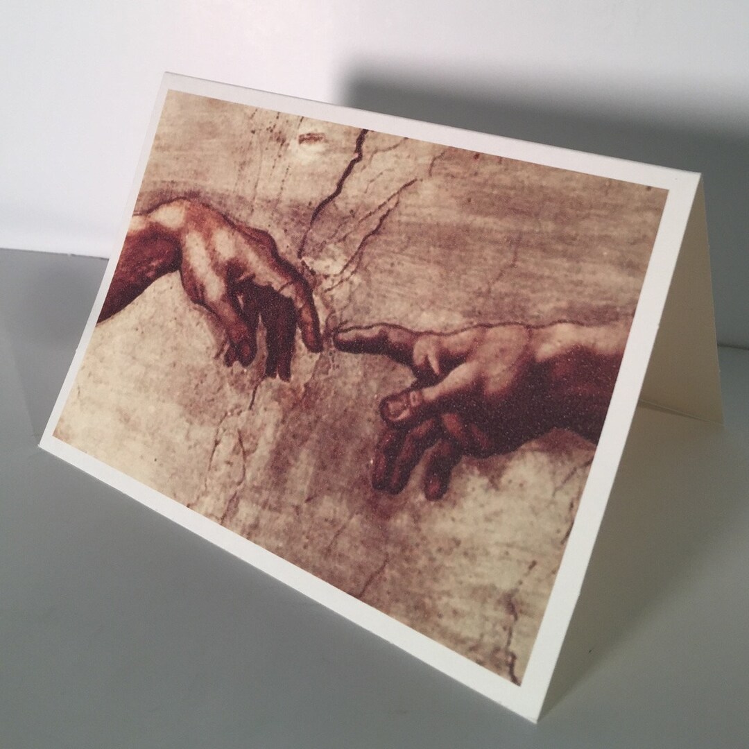Hand of God Notecard - Etsy