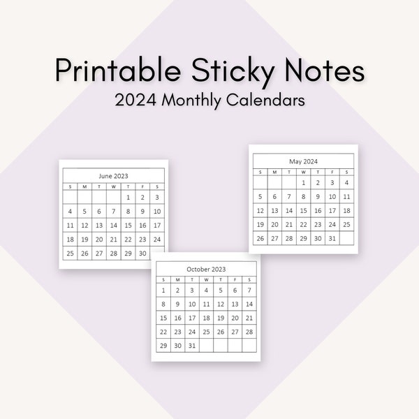 Sticky Note Template - Etsy