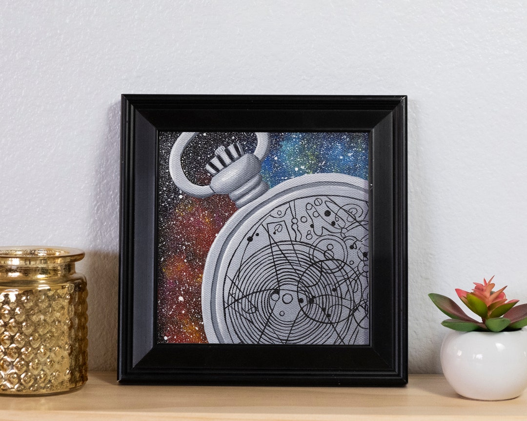Doctor Who Fob Watch Art Print - Etsy