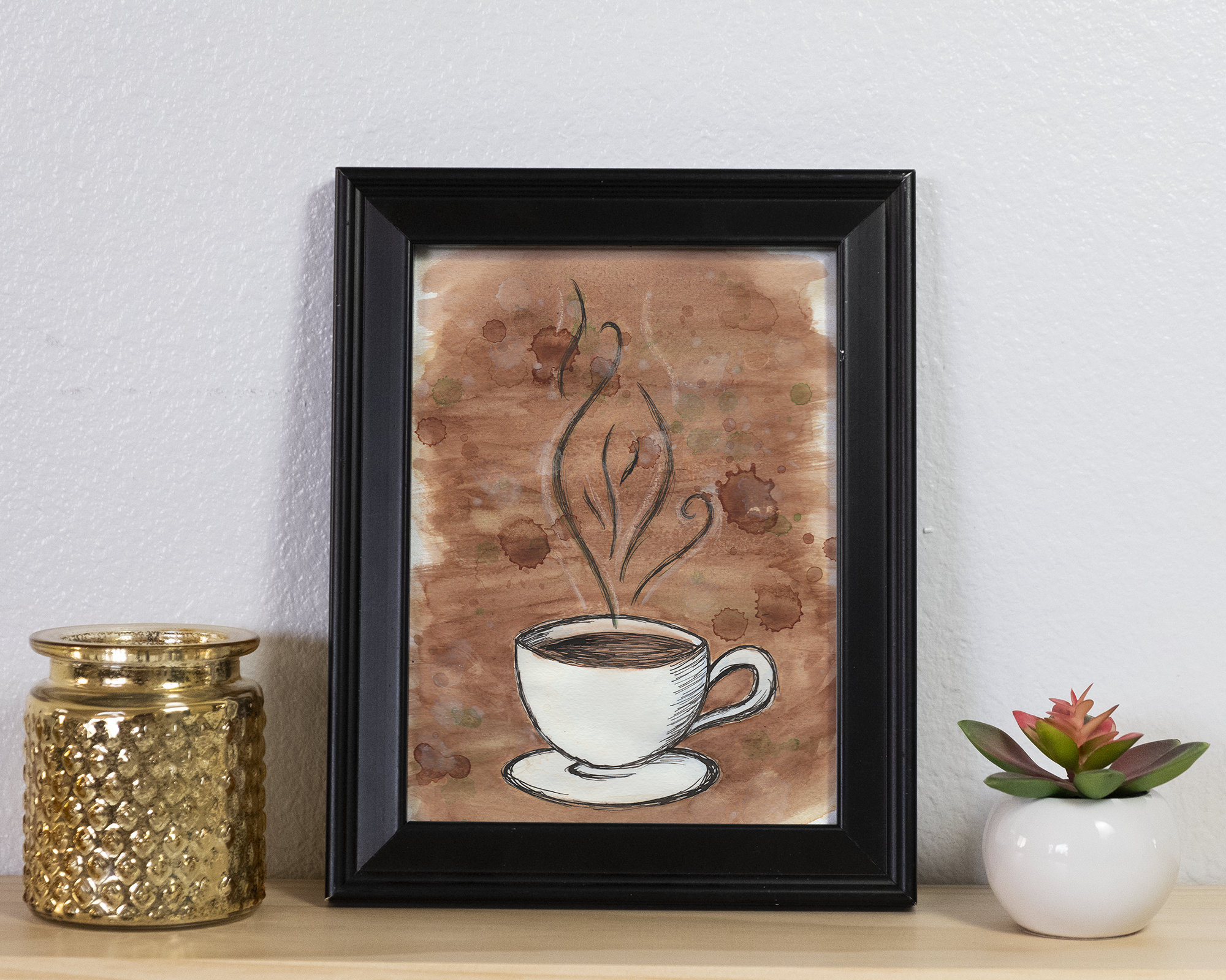 Tea Painting Art Print - Etsy