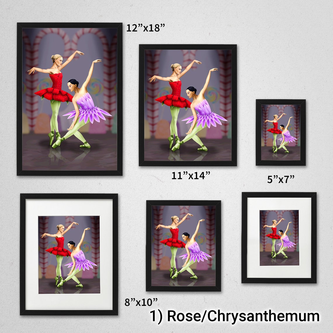 Nutcracker Ballet Waltz of the Flowers Art Prints - Etsy