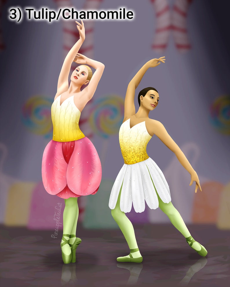 Nutcracker Ballet Waltz of the Flowers Art Prints - Etsy