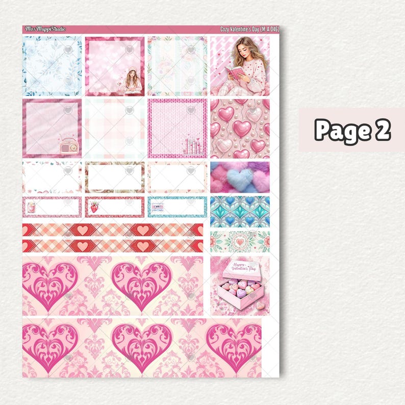 Printable Monthly Sticker Kit for Classic Happy Planner | Cozy ...