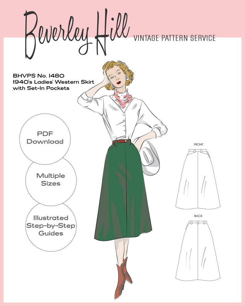 Vintage Sewing Pattern Reproduction Multiple Sizes - Etsy