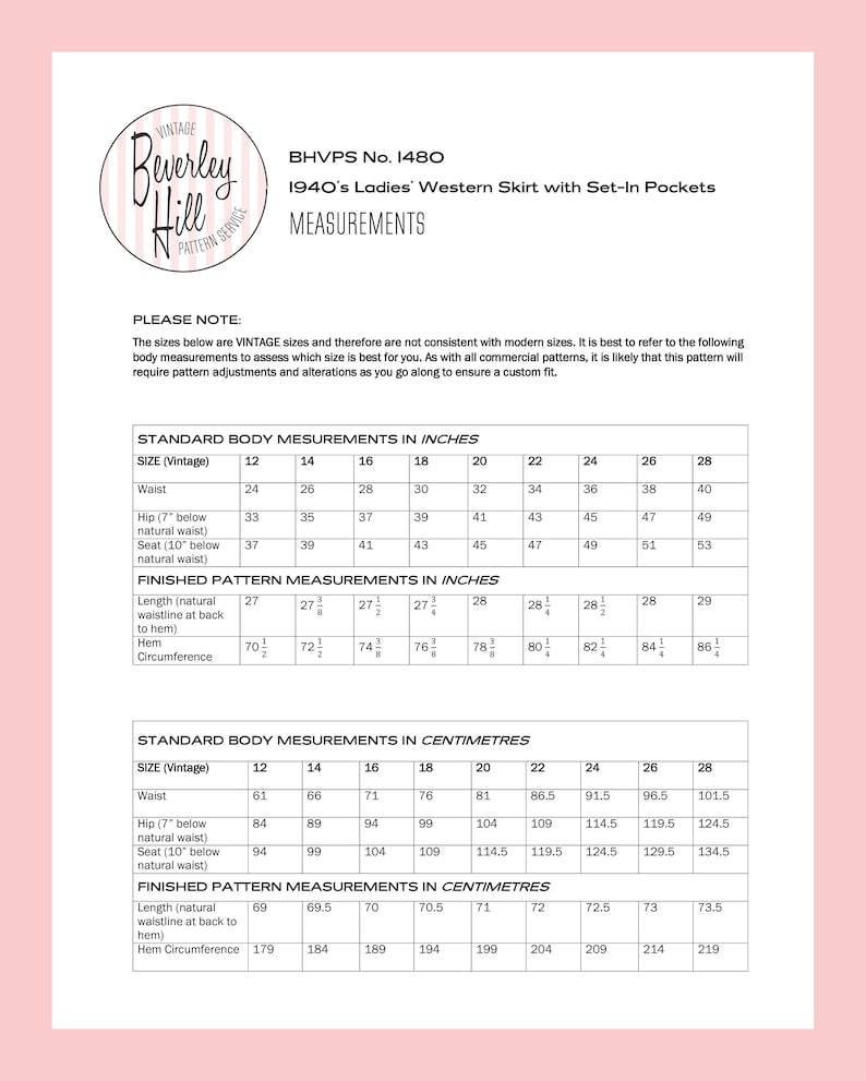 Vintage Sewing Pattern Reproduction Multiple Sizes - Etsy