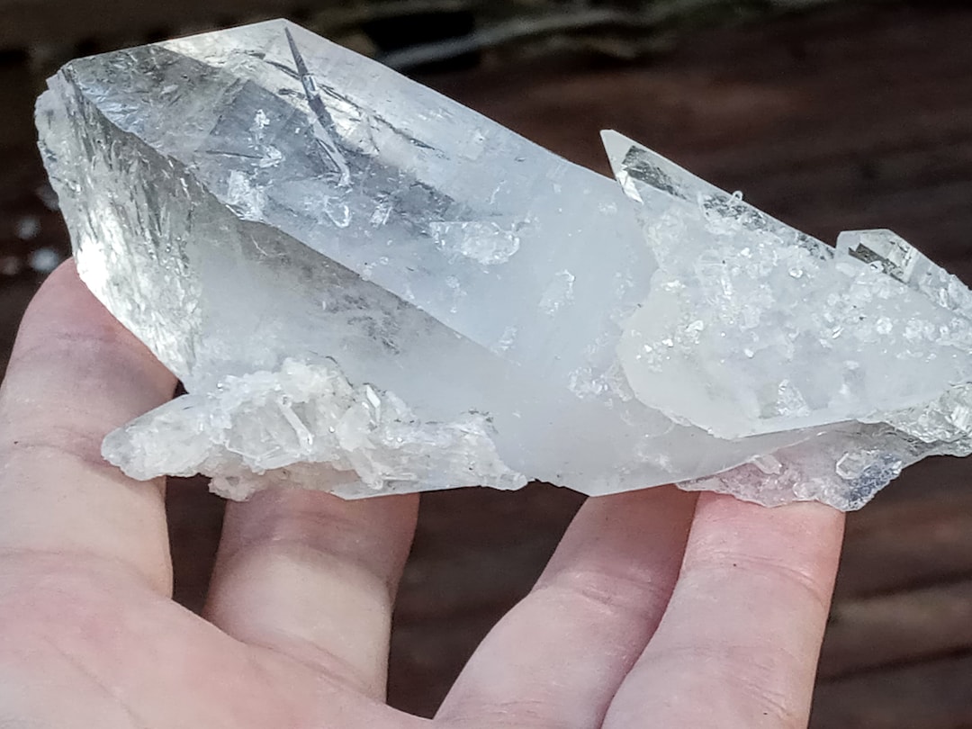 Quartz Crystal, Raw Quartz Crystal, Large Quartz Crystal, Healing ...