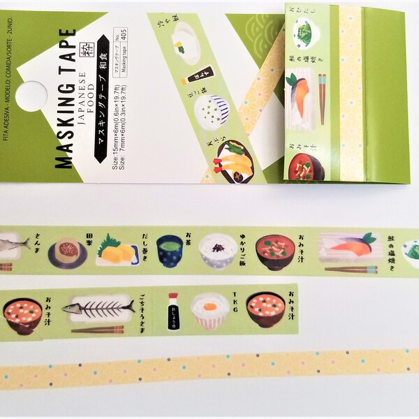 Japanese Food Washi Stickers - Etsy