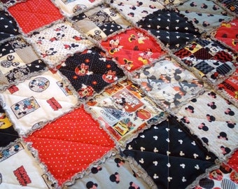 Mickey Mouse Quilt | Etsy