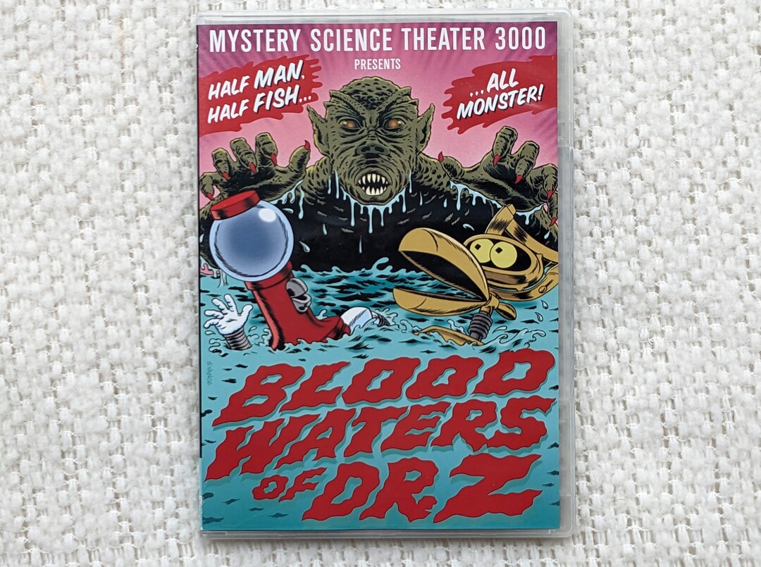 Mystery Science Theater 3000 MST3K - Blood Waters of Dr Z (ZAAT) - 1994 DVD - Etsy