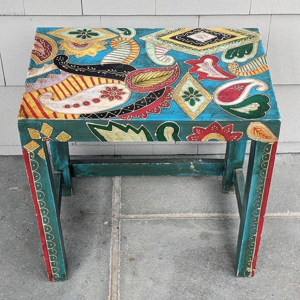 Hand Painted Table - Etsy