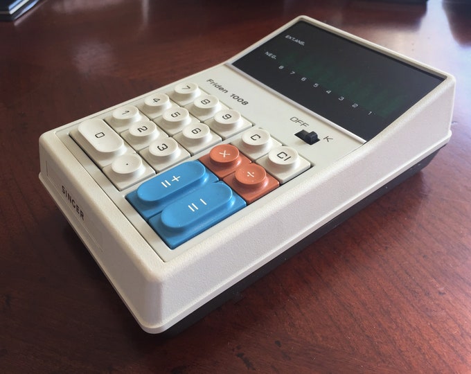 Singer Friden Model 1008 Electronic Calculator - Vintage 1973, RARE ...