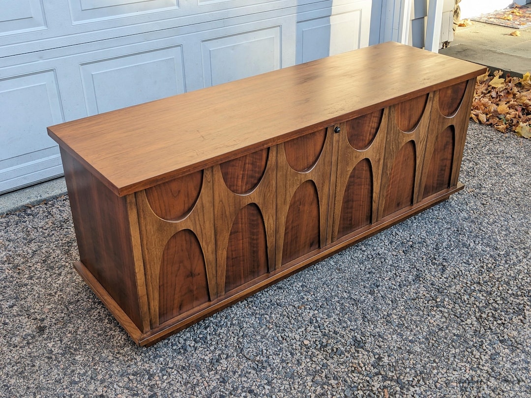 Vintage Lane MCM Cedar & Walnut Chest, Broyhill Brasilia Inspired ...