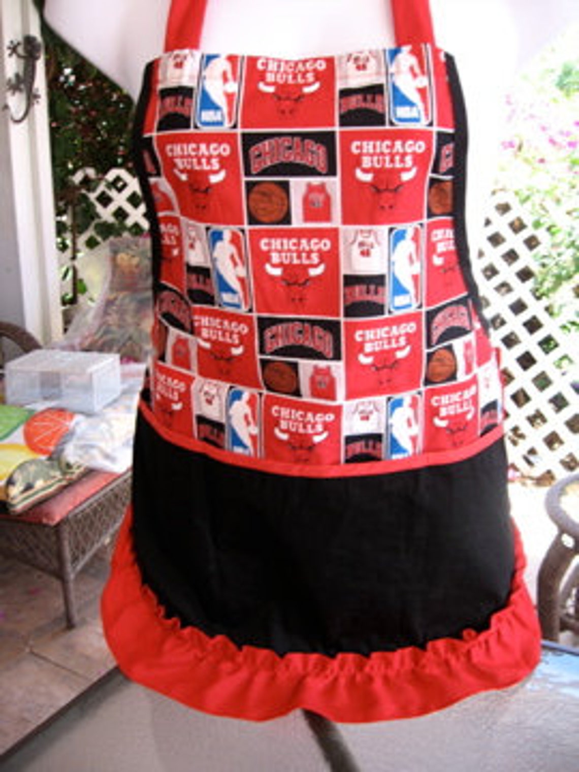 BBQ Chicago Bulls Apron for Women Men and Any Team. | Etsy