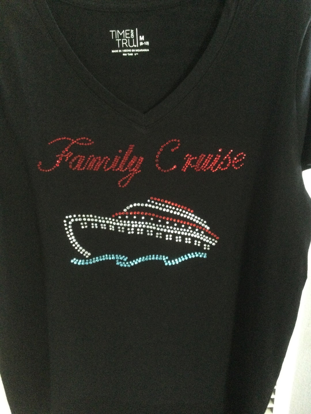 Black T-shirt or Tank Top Family Cruise - Etsy