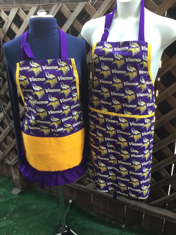 Minesota Vikings aprons for Her and Him. - Etsy.de