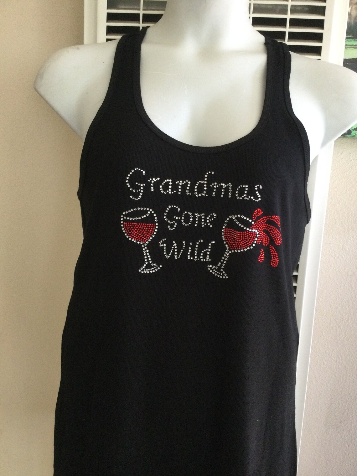 Grandmas Gone Wild in Black Tank Top - Etsy