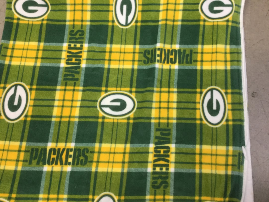 Green Bay Packers Fleece Tie Blanket - Etsy