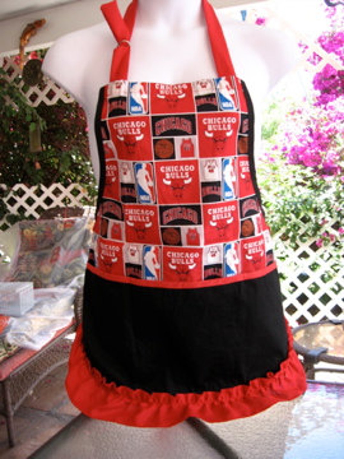 BBQ Chicago Bulls Apron for Women Men and Any Team. | Etsy