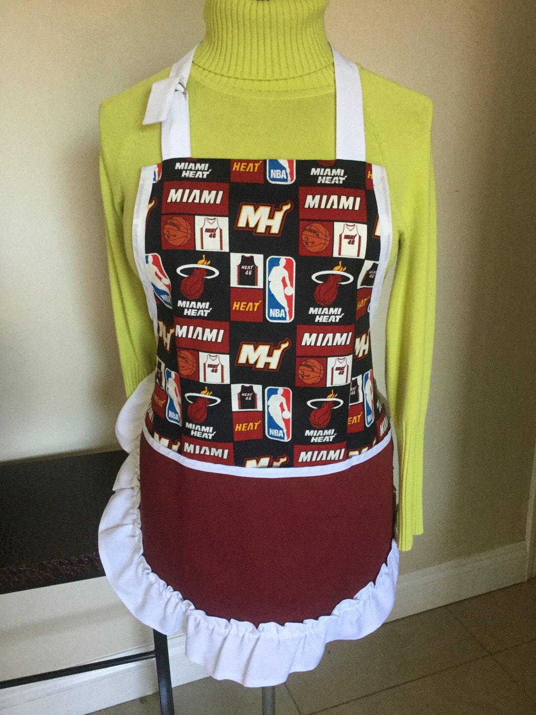 Miami Heat, Basketball Fans Apron for Him and Her - Etsy