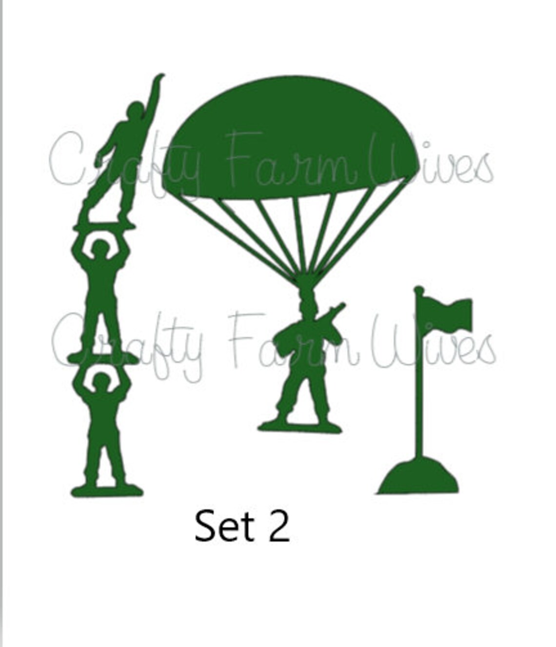 Toy Army Men Decals Stickers Soldiers Kids Bedroom Decor | Etsy