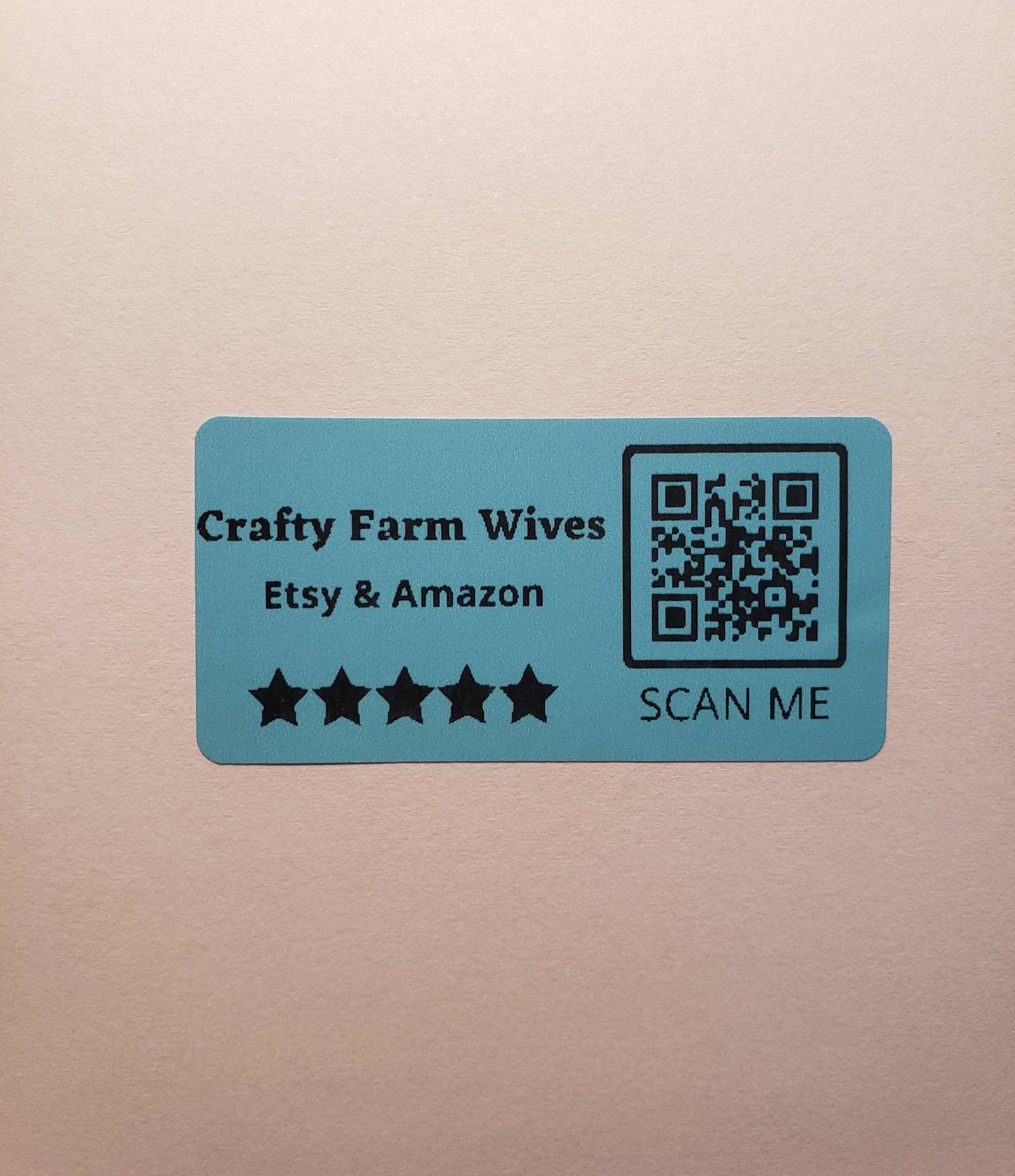 50 Custom QR Code Labels Packaging Business Stickers 5 - Etsy