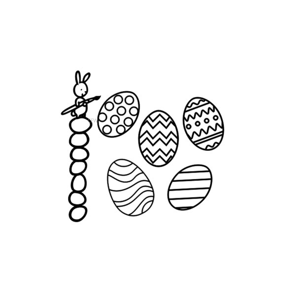 Easter Coloring Pages Svg PLR Gnome Easter Coloring Pages