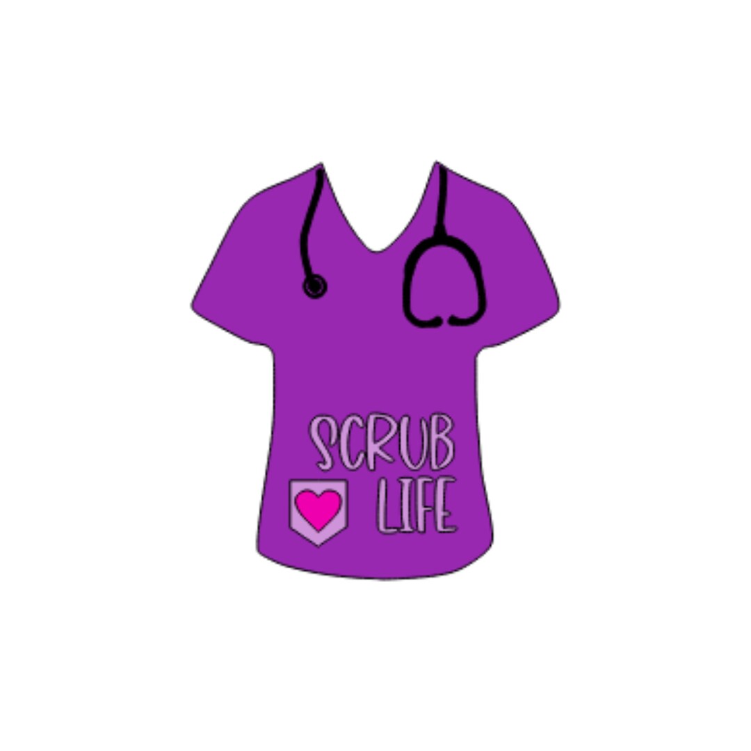 Scrub Life Decal, Scrubs, Sticker, Scrub Life, Nurse Life - Etsy