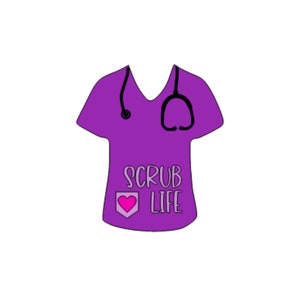 Scrub Life Decal, Scrubs, Sticker, Scrub Life, Nurse Life - Etsy