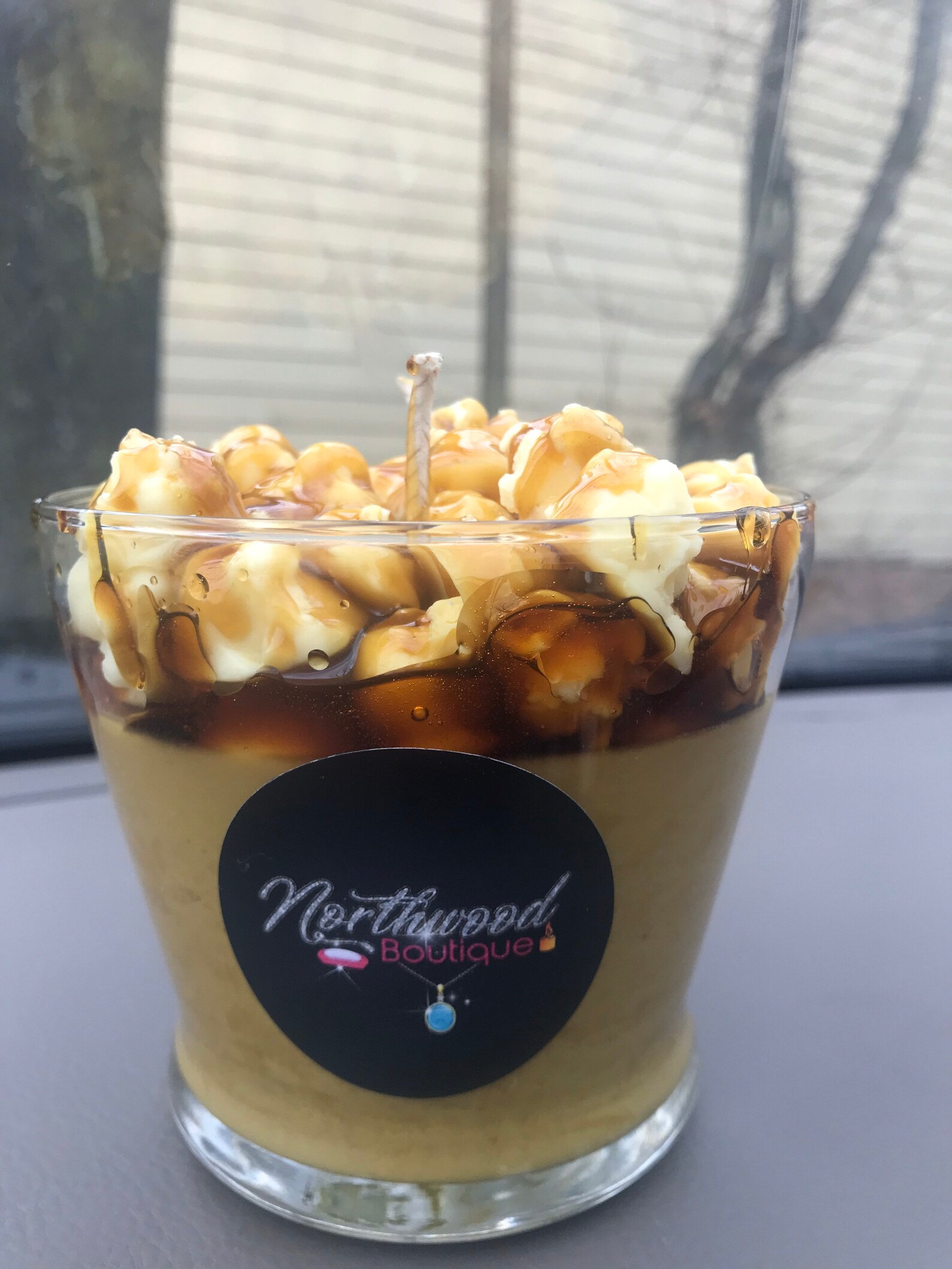 Caramel Popcorn Candle/ Handmade Candle Scented Candle - Etsy
