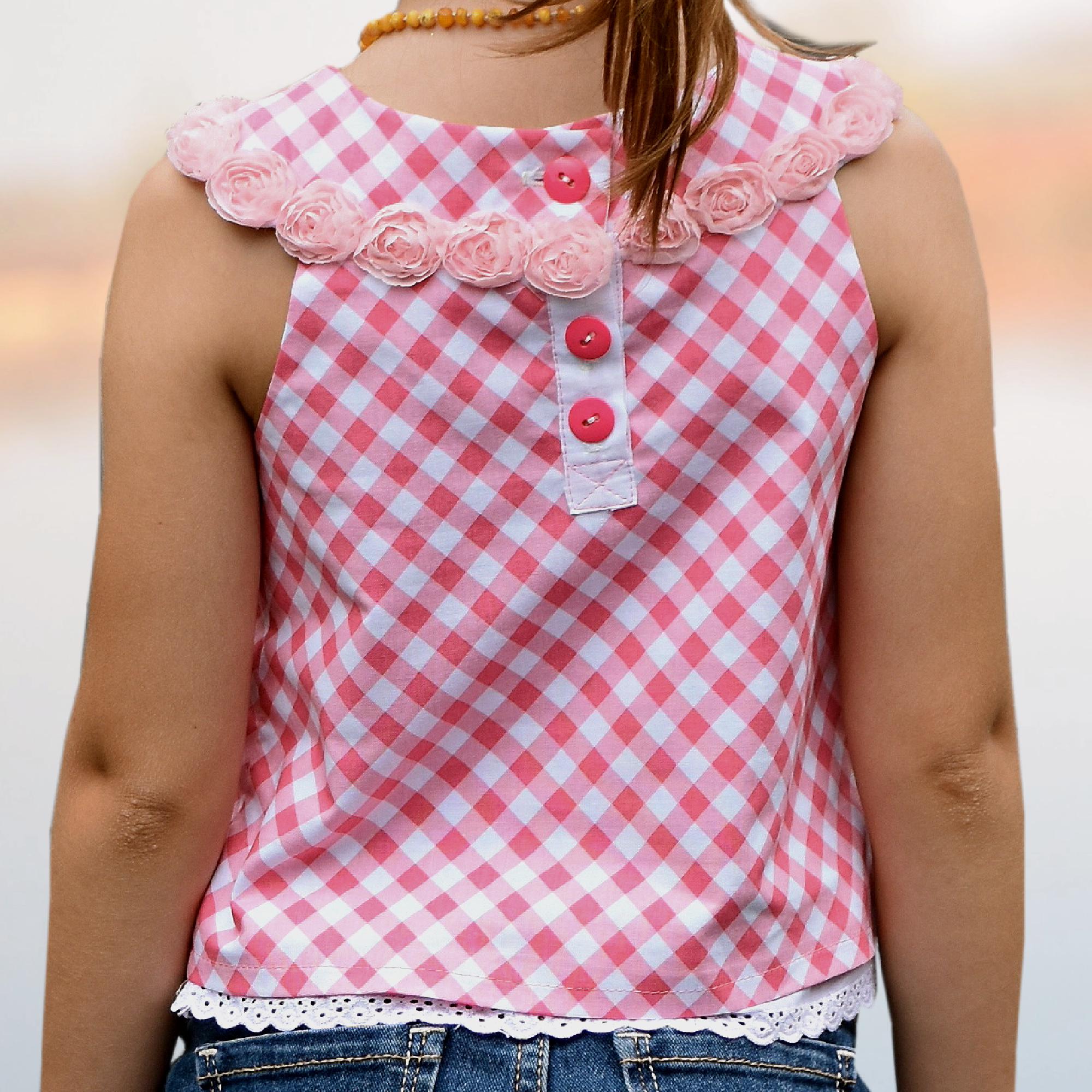 Kitty Yoke Dress Sewing Pattern: Baby Blouse, Ages 1-12 (digital PDF ...
