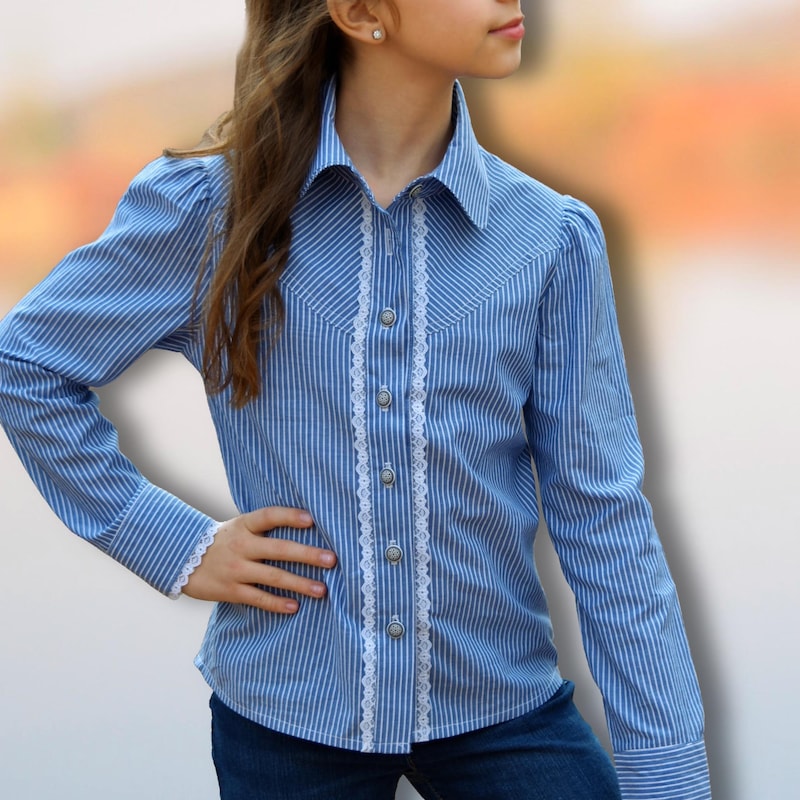 Western Shirt Sewing Pattern - Etsy