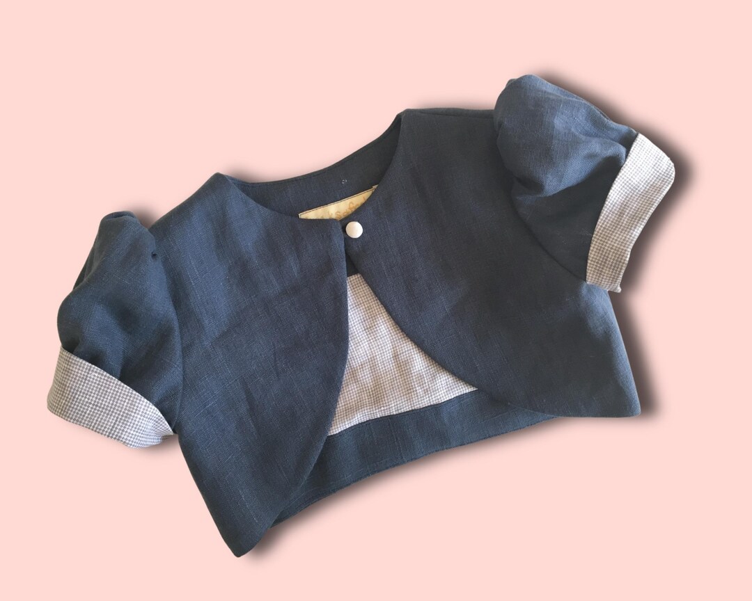 Bolero Jacket Digital PDF Sewing Pattern for Dresses and Skirts, Age 1 ...