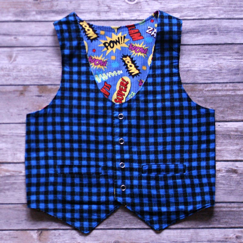 Boys Vest Pattern - Etsy