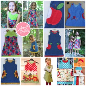 Mimi Pinafore Digital PDF Sewing Pattern, Ebook and Video Tutorials - Etsy