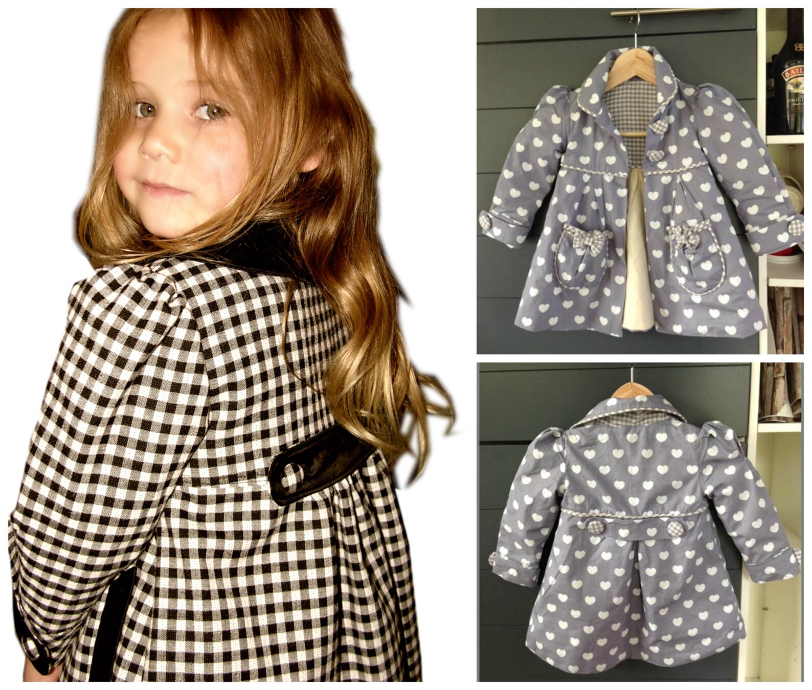 Classic Girl's Coat PDF Sewing Pattern Video - Etsy Australia