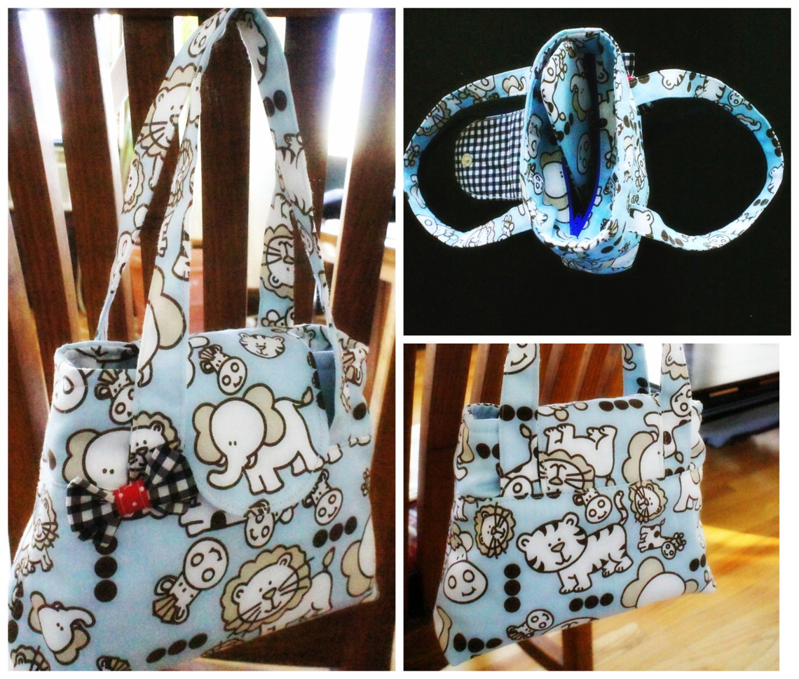 Handbag Sewing Pattern PDF Vintage Style Handbag Easy - Etsy