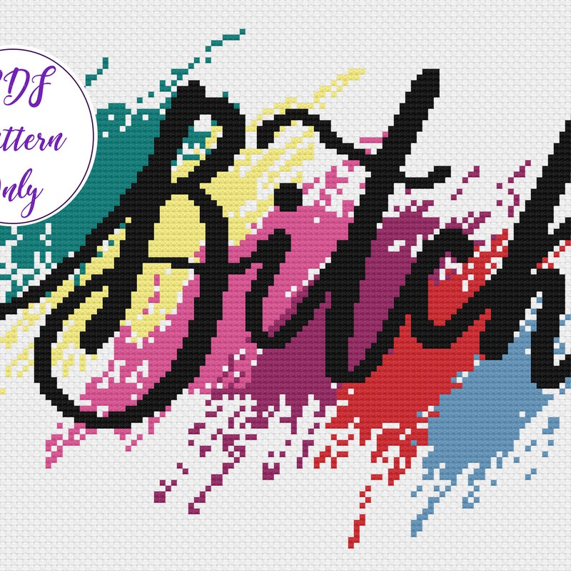 Profane Cross Stitch - Etsy