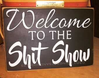 Funny welcome sign | Etsy