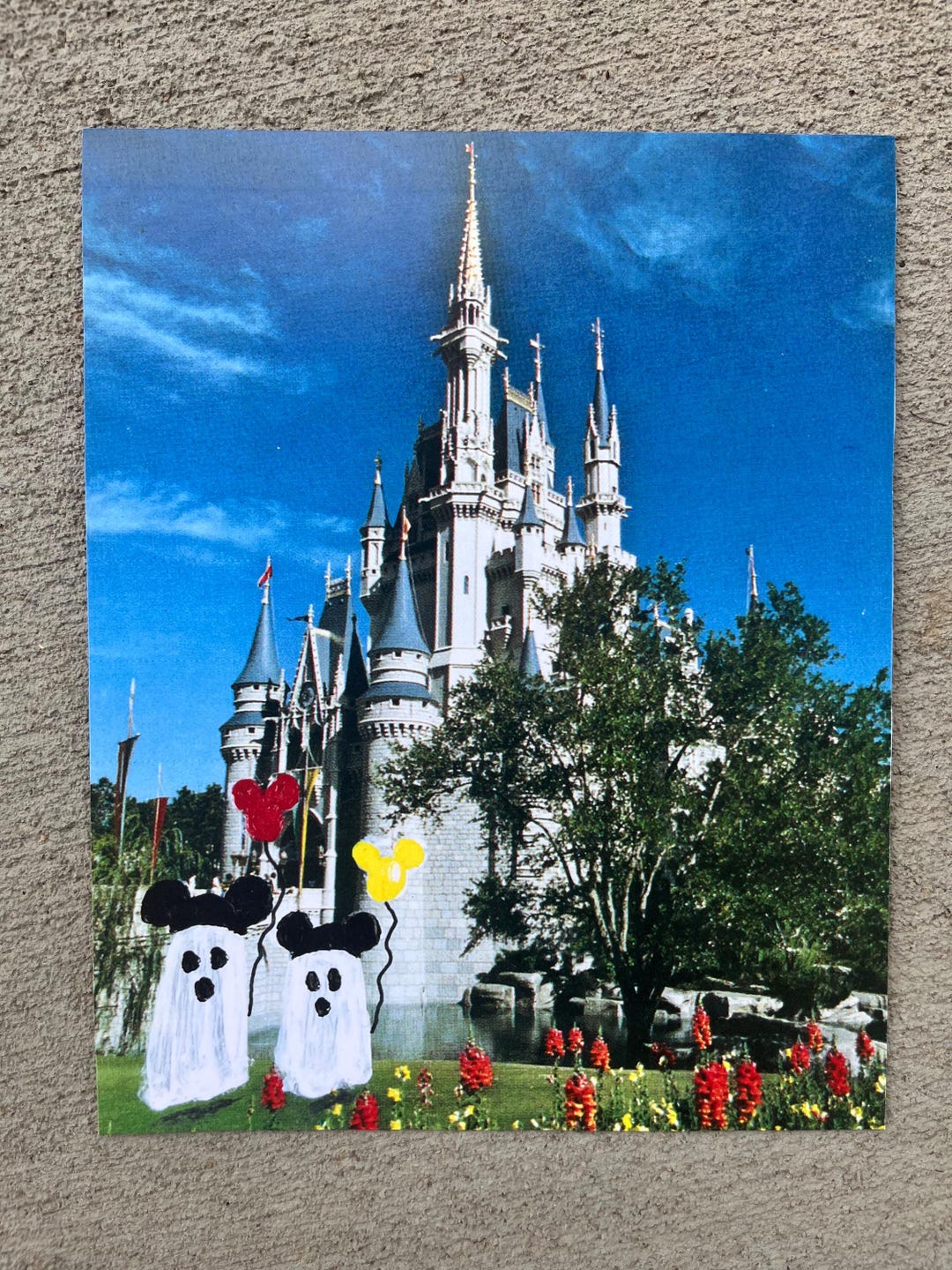 Magic Kingdom Ghost Original Art Print - Etsy