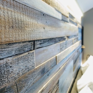 The Kristopher Queen Size Weathered Driftwood Finish Platform Bed With ...