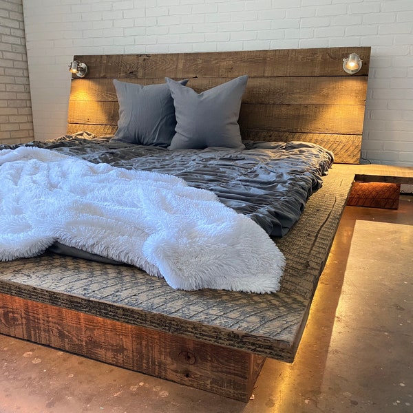 Platform Bed - Etsy